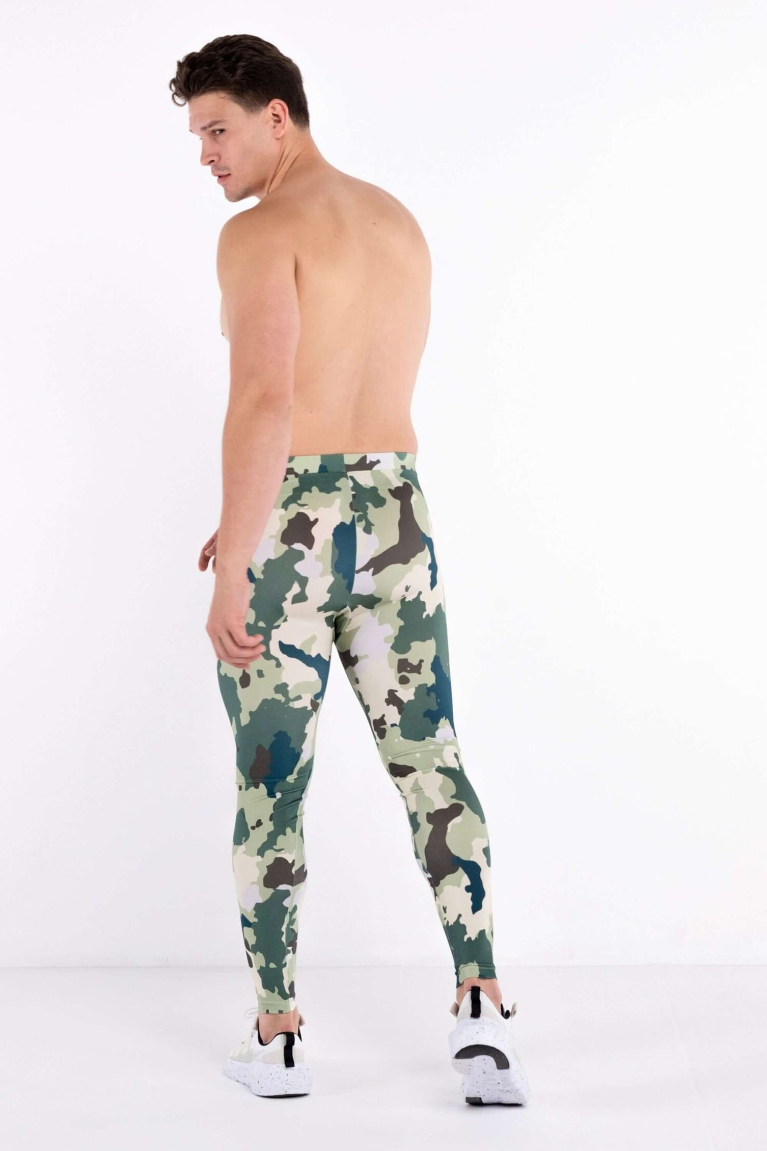 Outlaw Green Camo Men's Leggings | Kapow Meggings