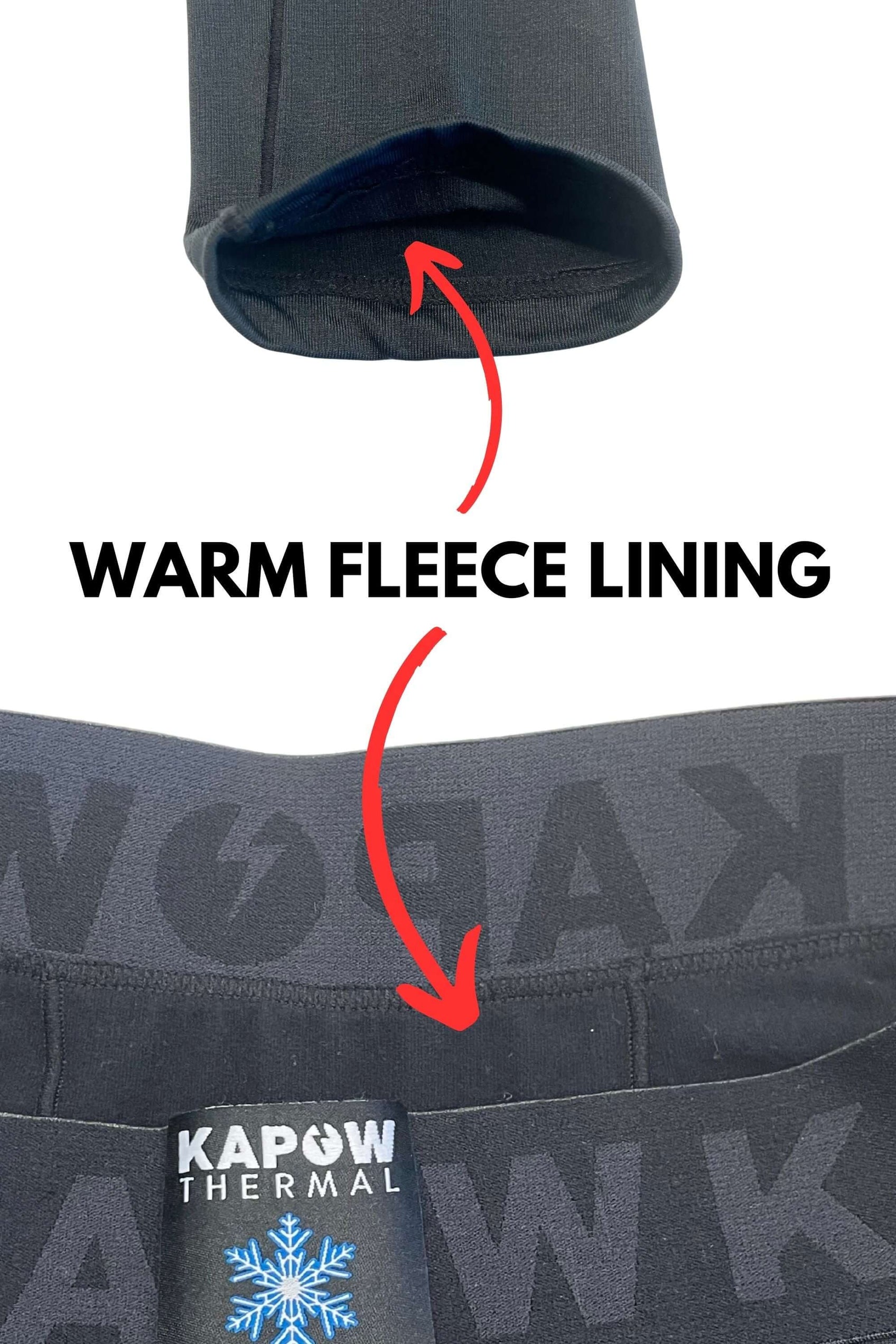 Vulcan Men's Thermal Leggings | Black | Kapow Meggings