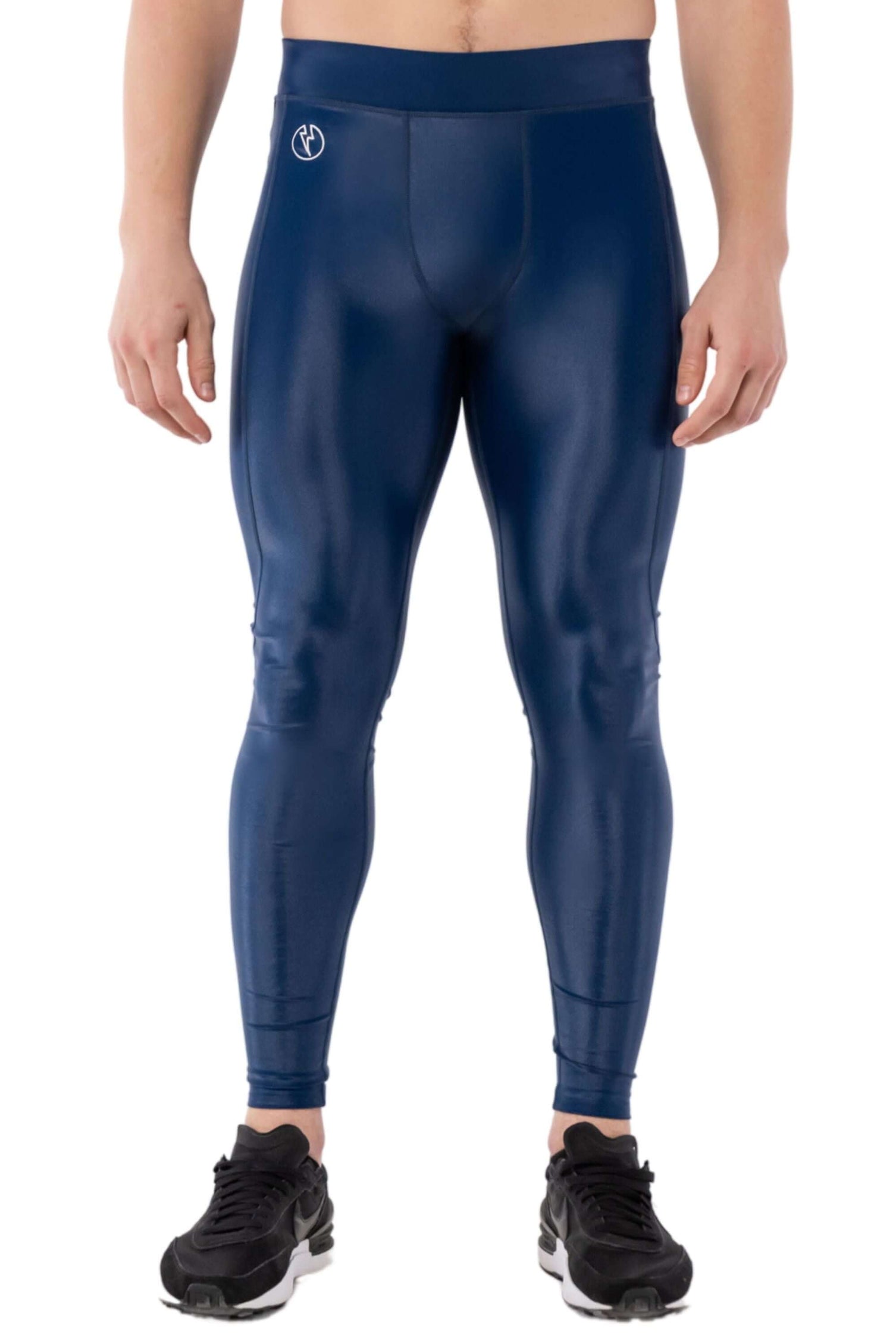 Delta Men's Performance Leggings | Blue Shine | Kapow Meggings