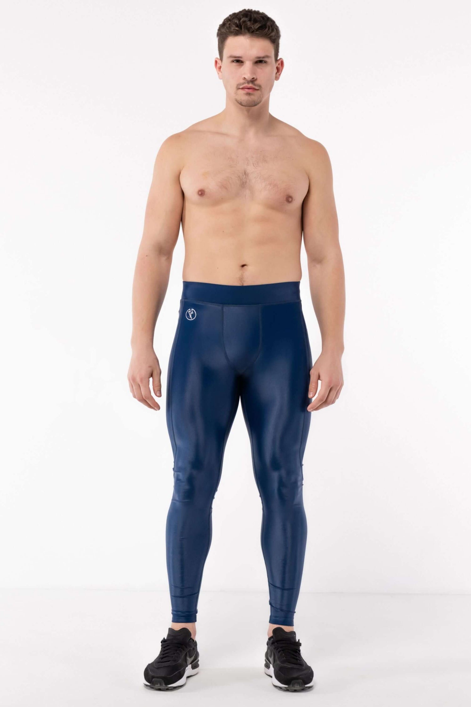 Delta Men's Performance Leggings | Blue Shine | Kapow Meggings