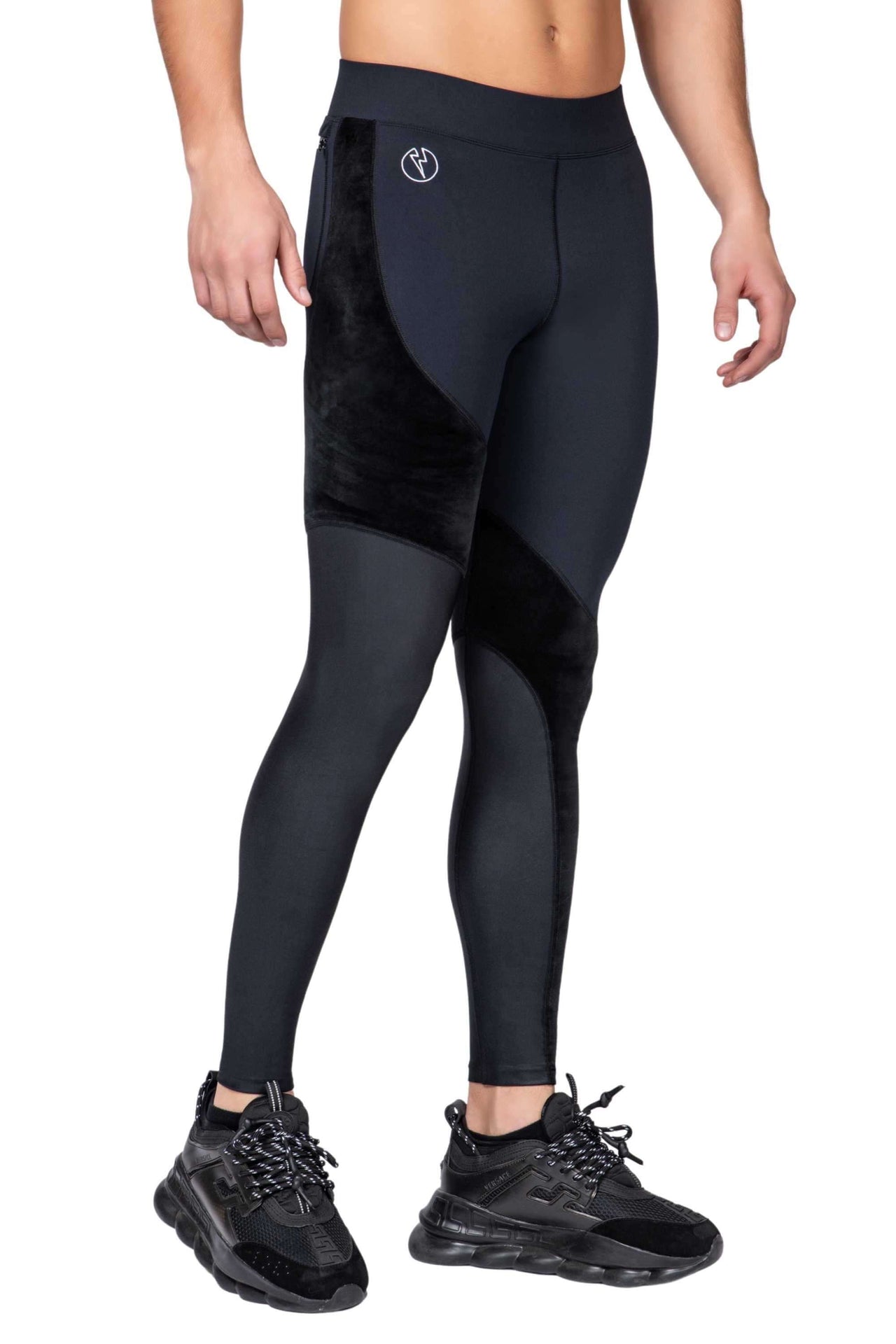 Trinity Men's Supreme Leggings | Triple Black | Kapow Meggings